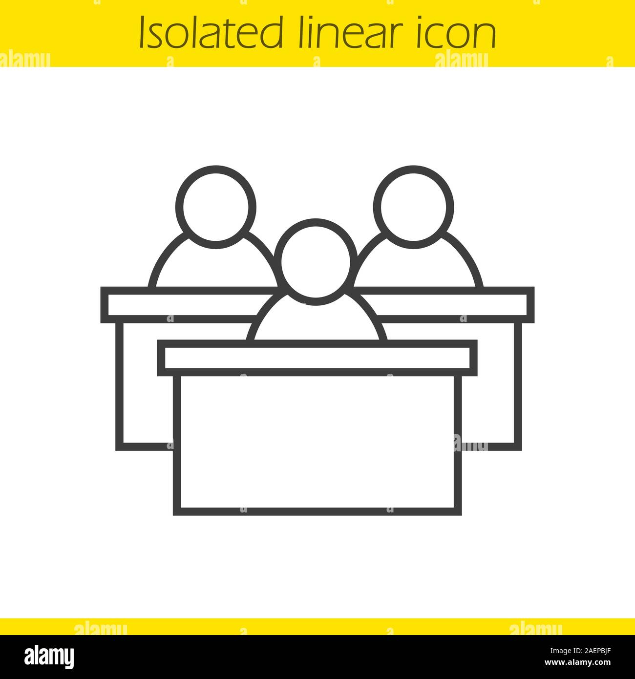 Audience linear icon. Thin line illustration. Lecture hall. Students ... Audience linear icon. Thin line illustration. Lecture hall. Students ...