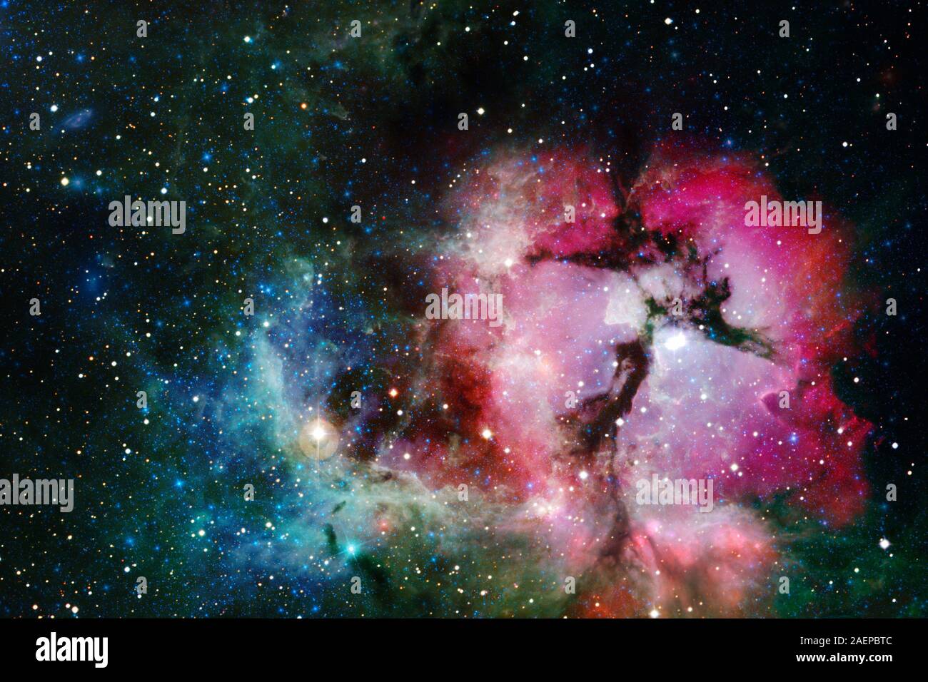 Beauty of endless cosmos. Science fiction wallpaper. Elements of this ...