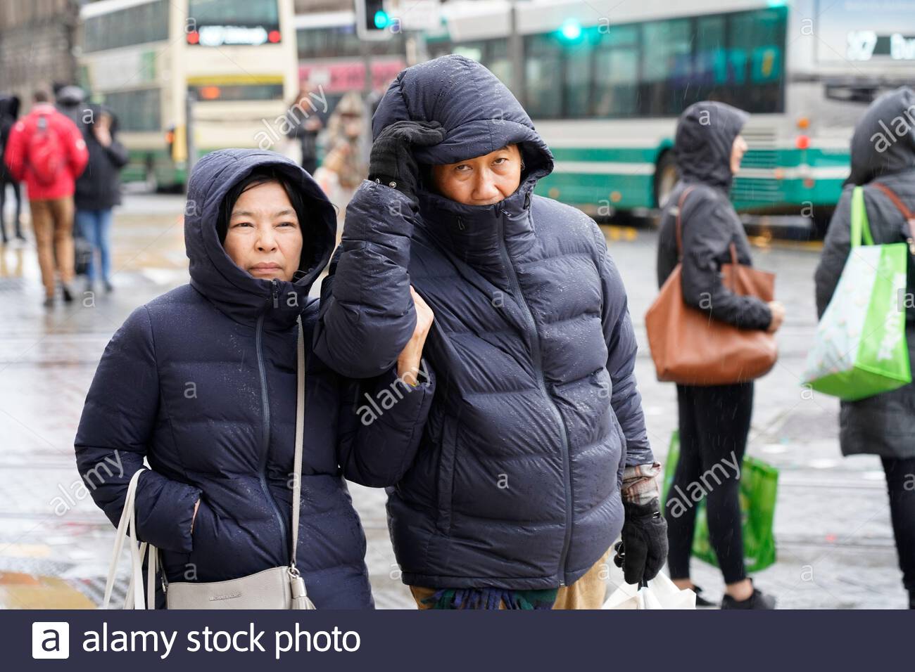 Windy street hi-res stock photography and images - Alamy
