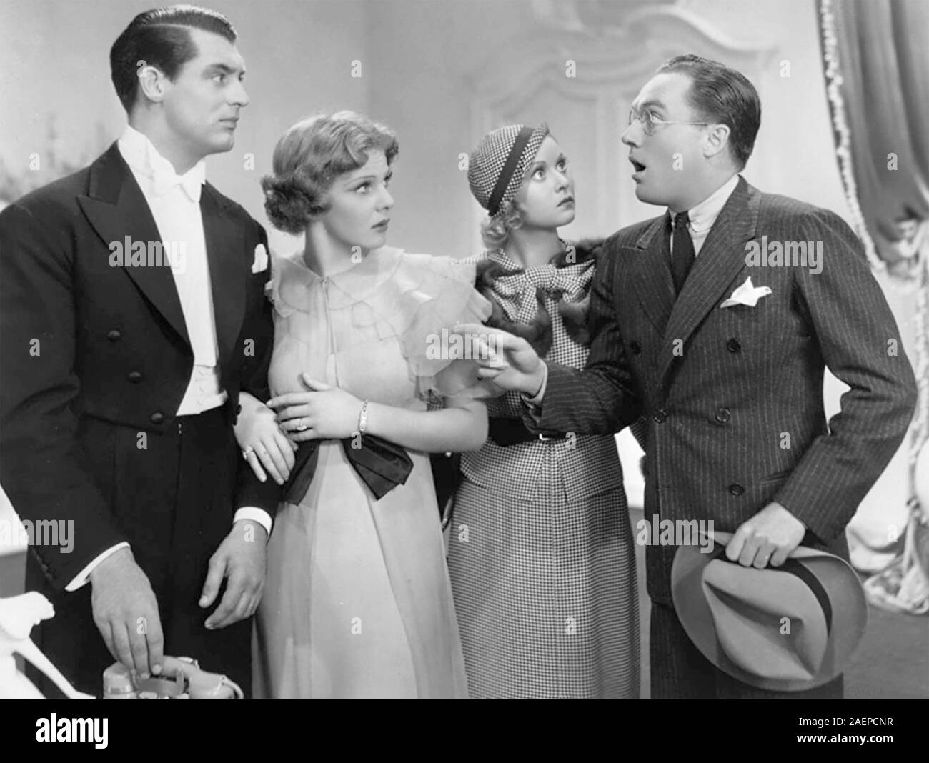 ENTER MADAME ! 1935 Paramount Productions film with from left: Cary ...