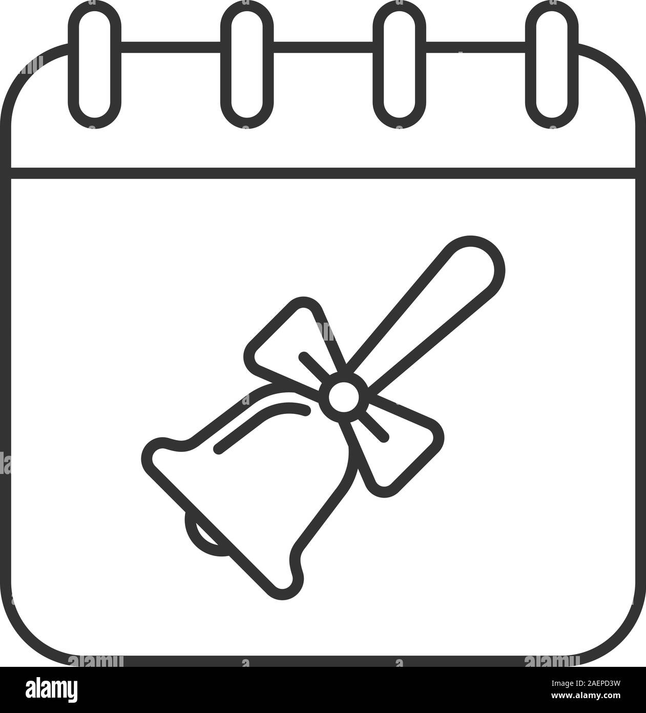 September 1st linear icon. Thin line illustration. Calendar page with ...