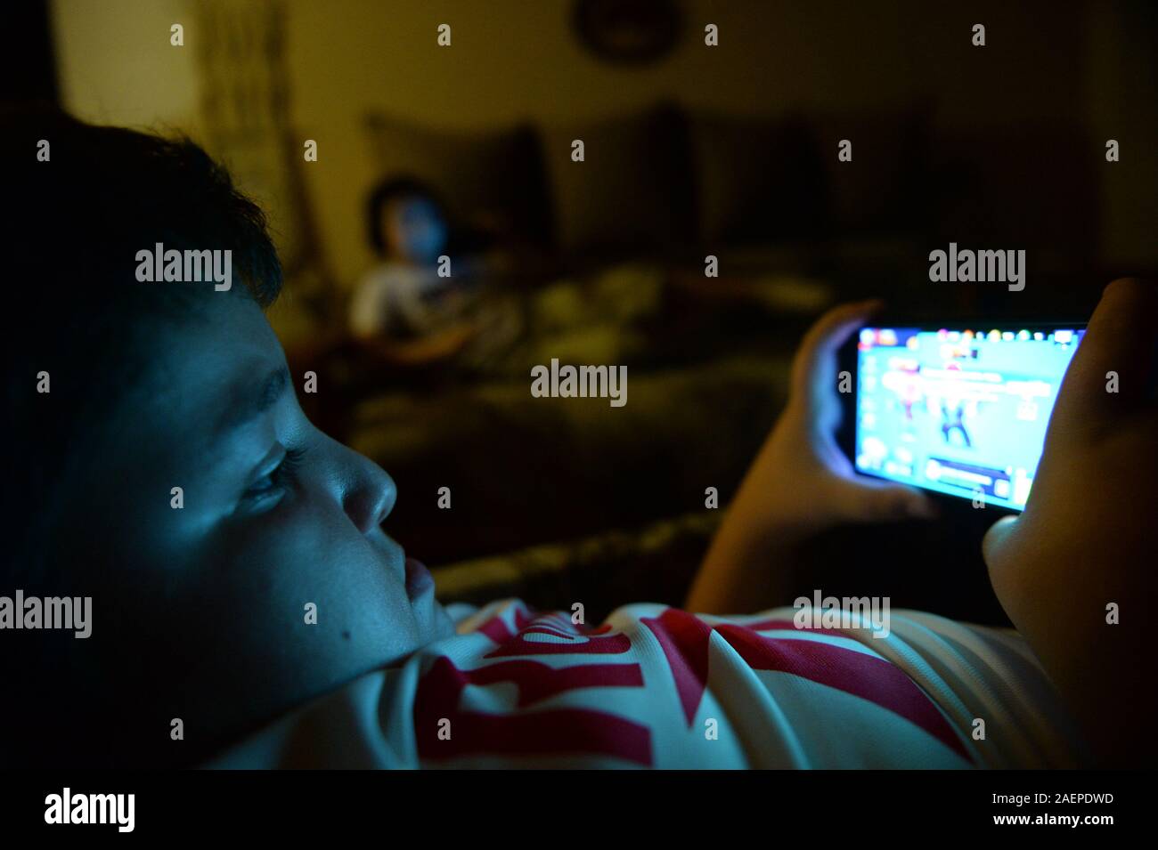 Lazy Kids Playing Video Games