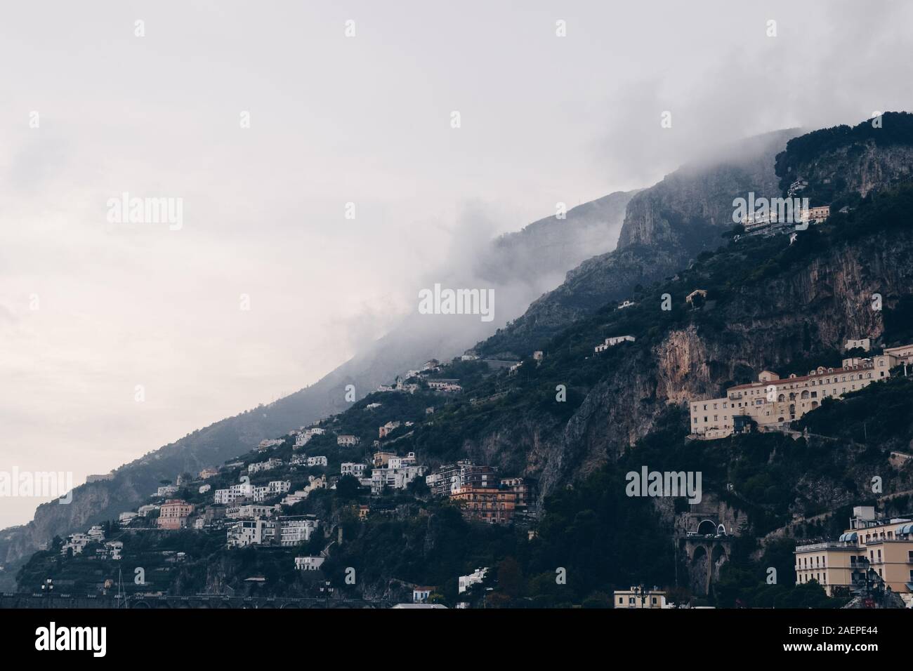 Amalfi coast landscape Stock Photo - Alamy