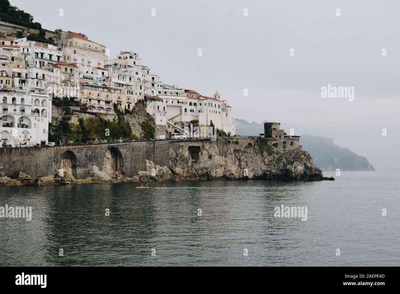Amalfi coast landscape Stock Photo - Alamy