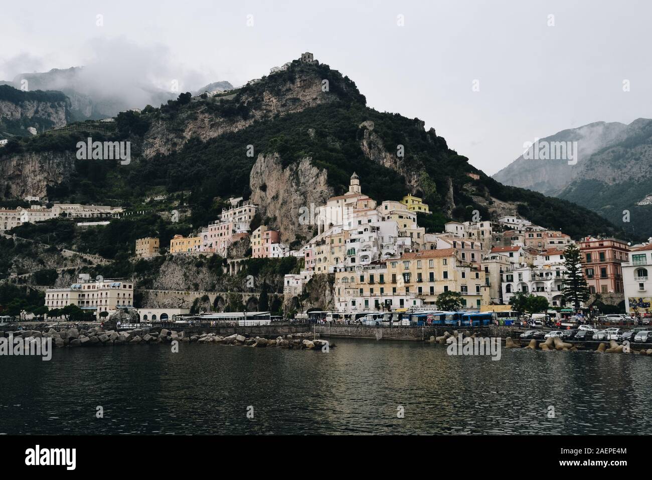 Amalfi coast landscape Stock Photo - Alamy