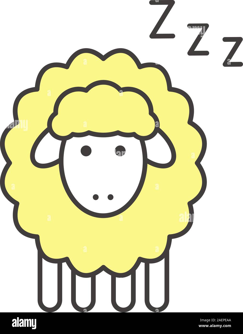 Counting Sheep Cartoon