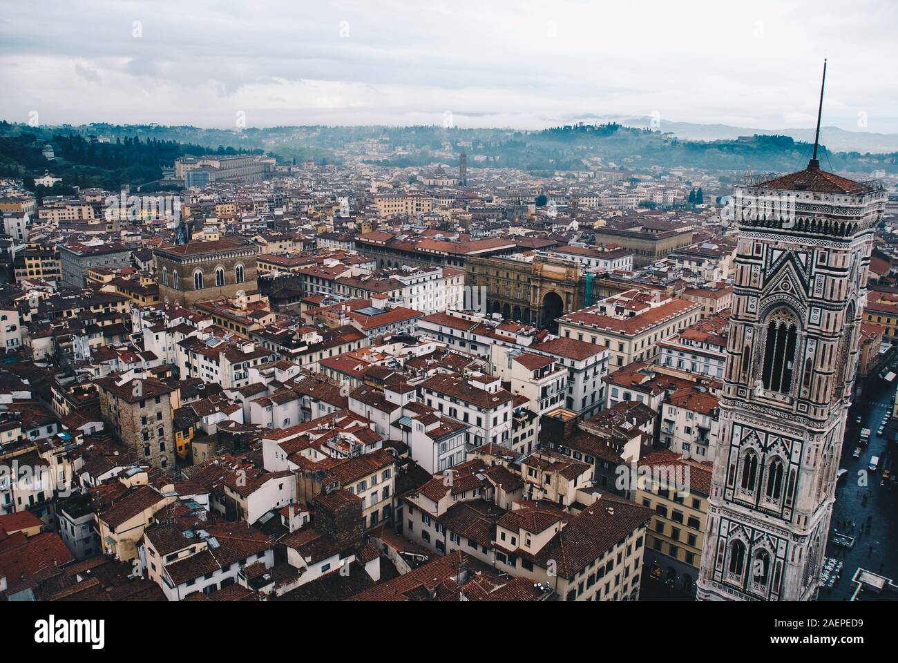Aerial view of the city of Florence Stock Photo - Alamy