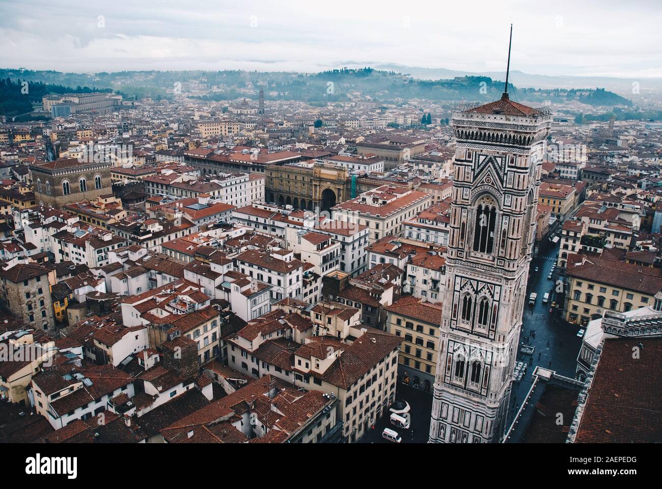 Aerial view of the city of Florence Stock Photo - Alamy