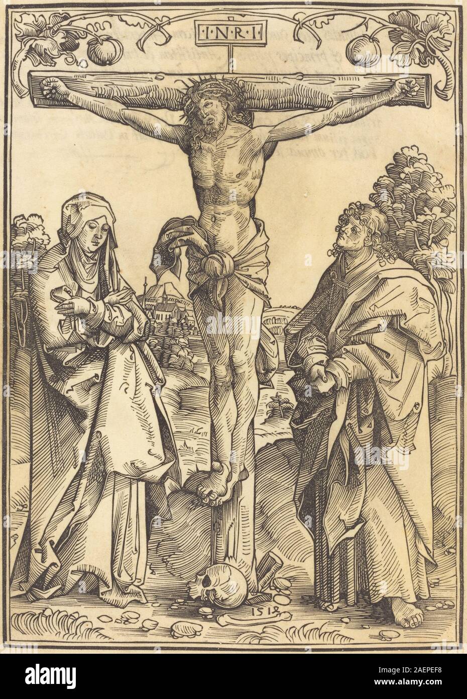 Christ on the cross with mary hi-res stock photography and images - Alamy