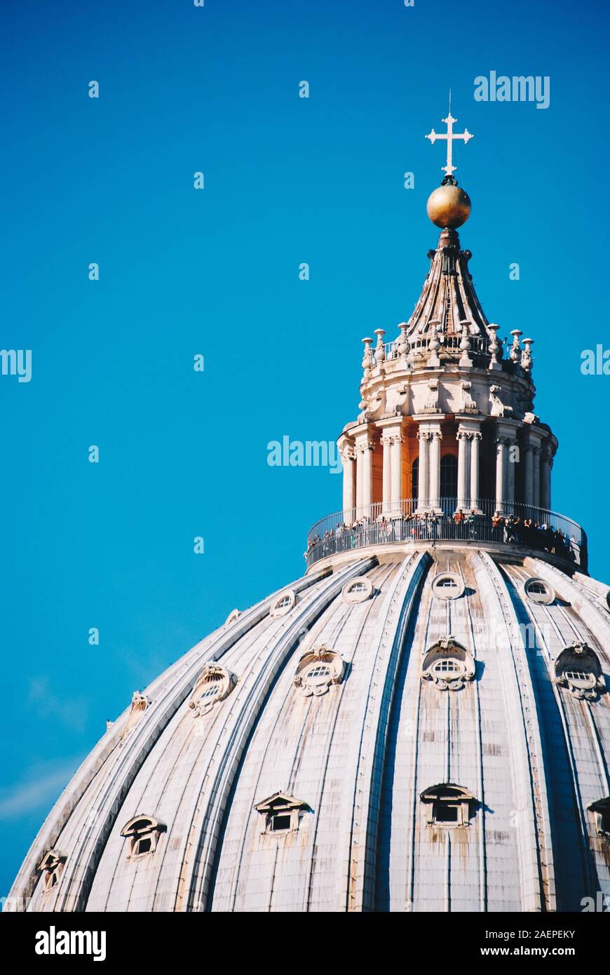 Duomo of the Vatican design by Michelangelo Stock Photo - Alamy