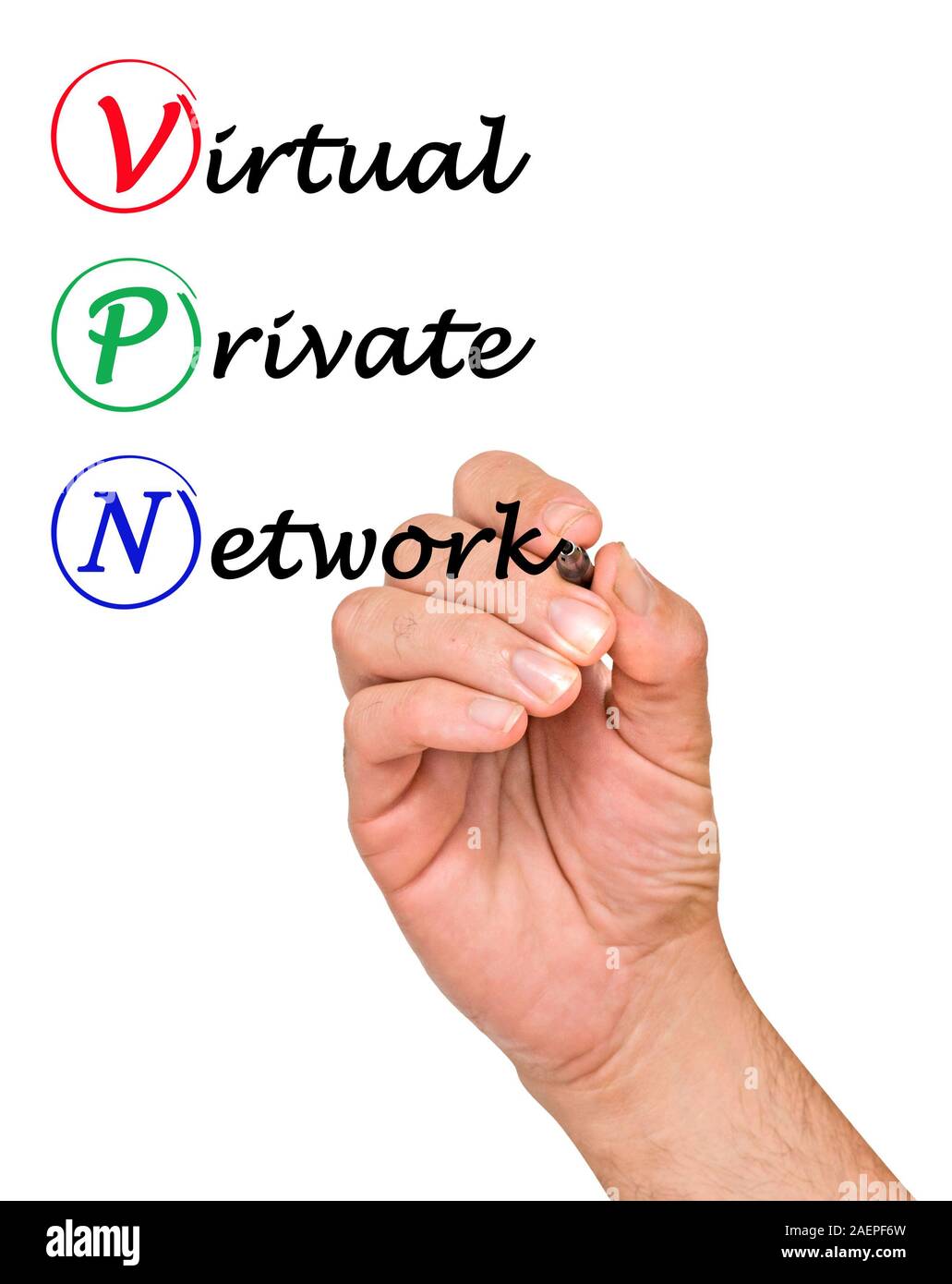 Vpn virtual private network Cut Out Stock Images & Pictures - Alamy