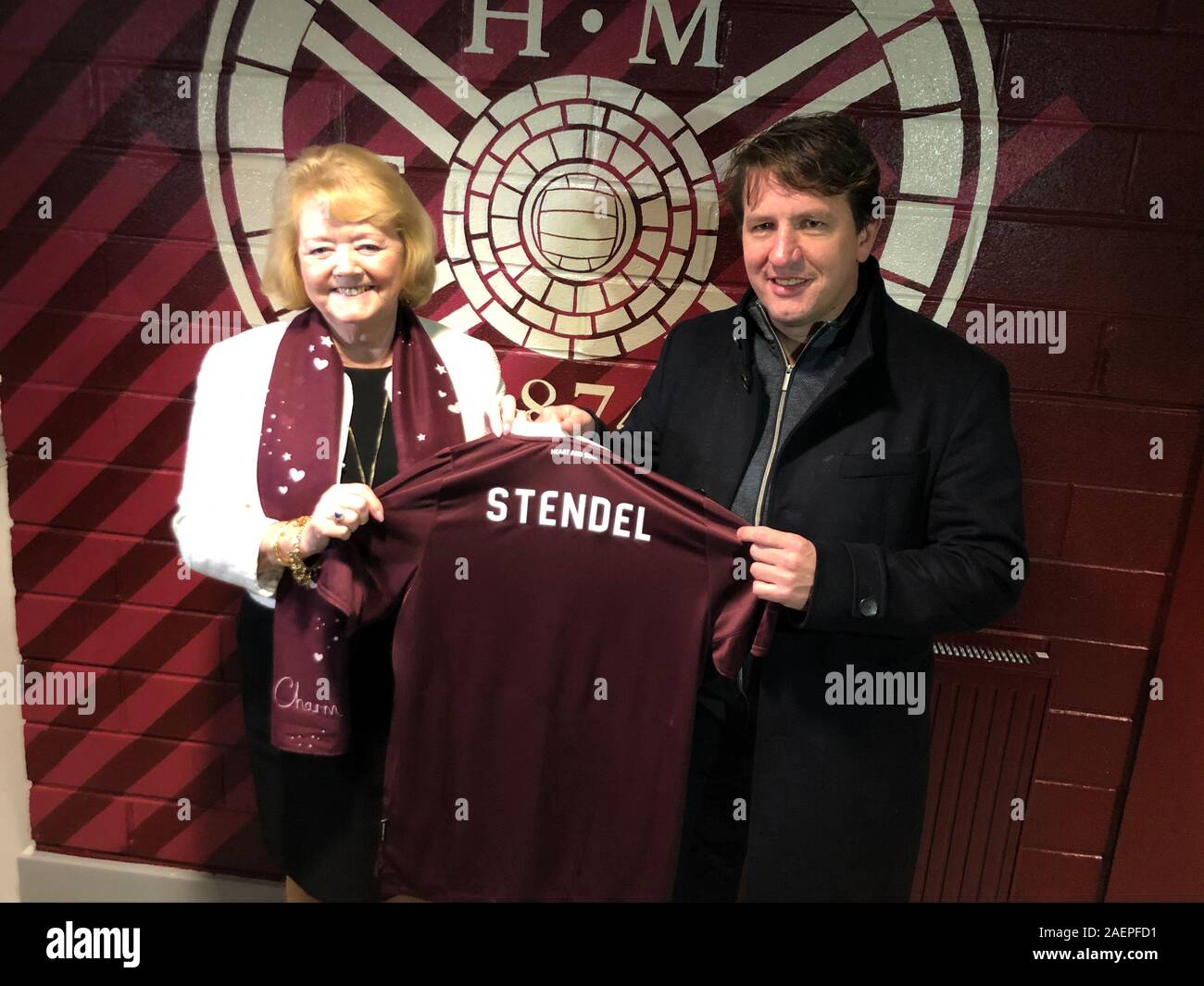 Daniel Stendel, new manager of Heart of Midlothian pictured with club ...