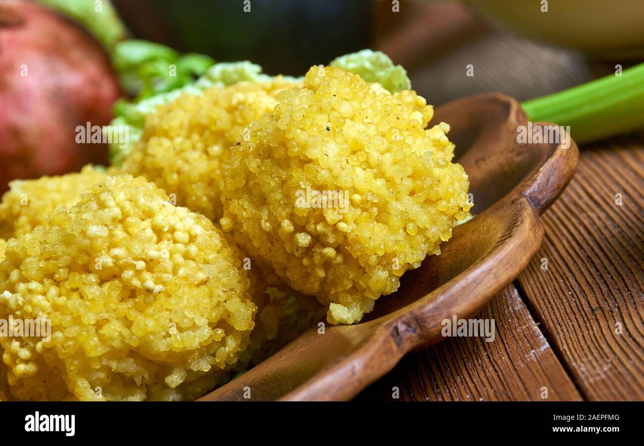 Traditional african meal millet hi-res stock photography and images - Alamy