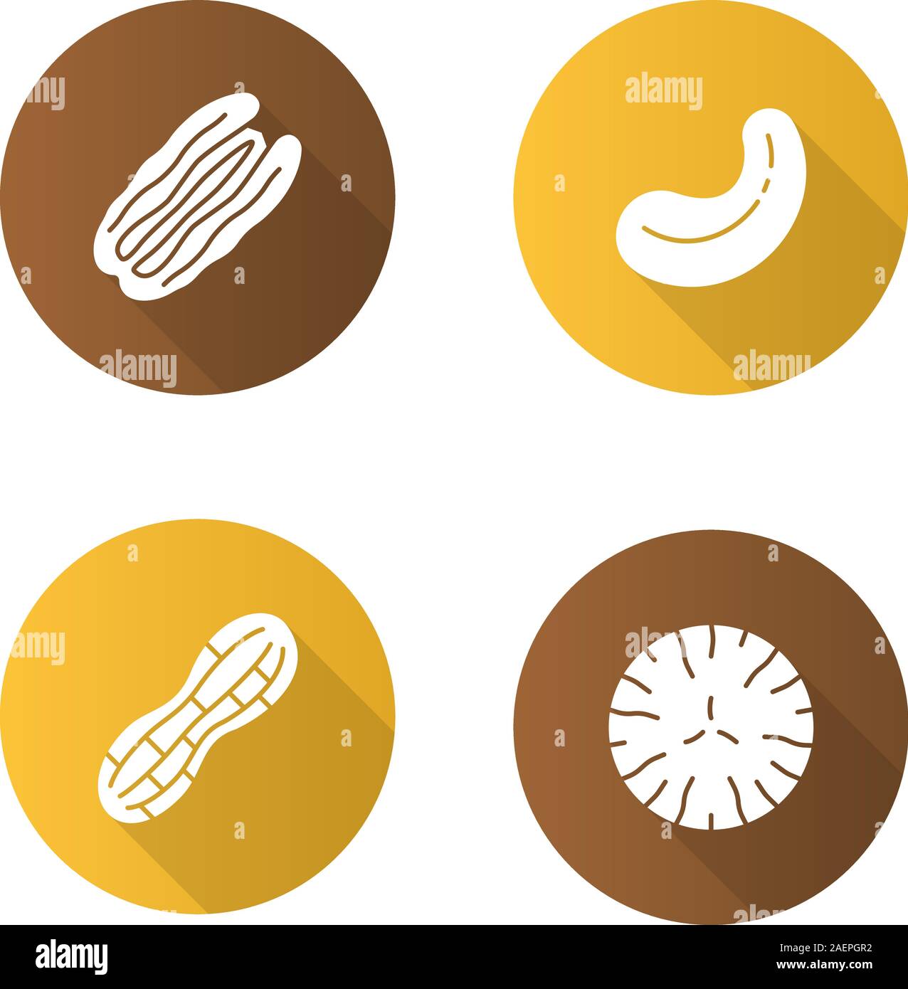 Peanut Vector Silhouette