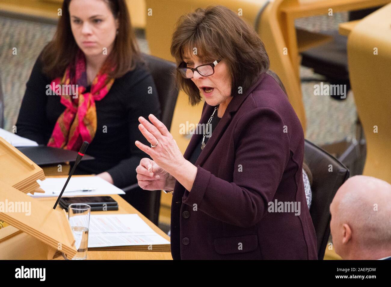 Edinburgh, UK. 10 December 2019. Pictured: Jeane Freeman - Cabinet ...