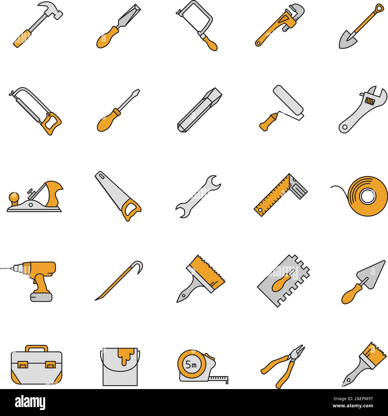 Measuring Box Construction Stock Vector Images - Alamy