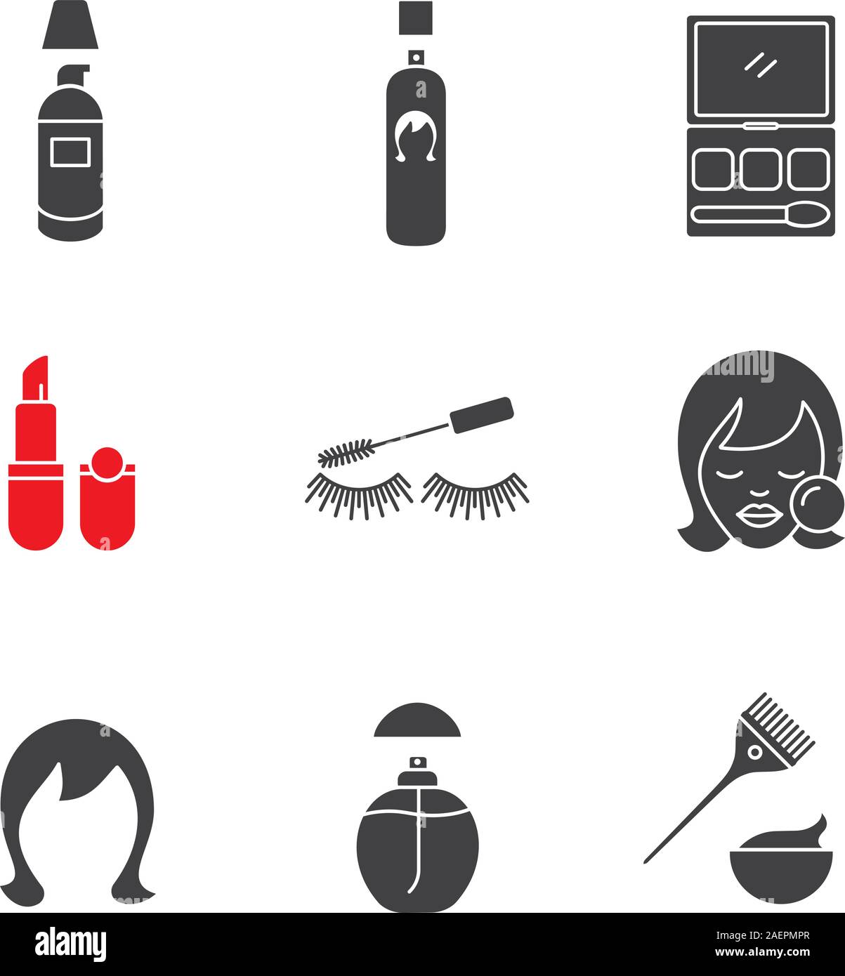 Womans wig Stock Vector Images - Alamy