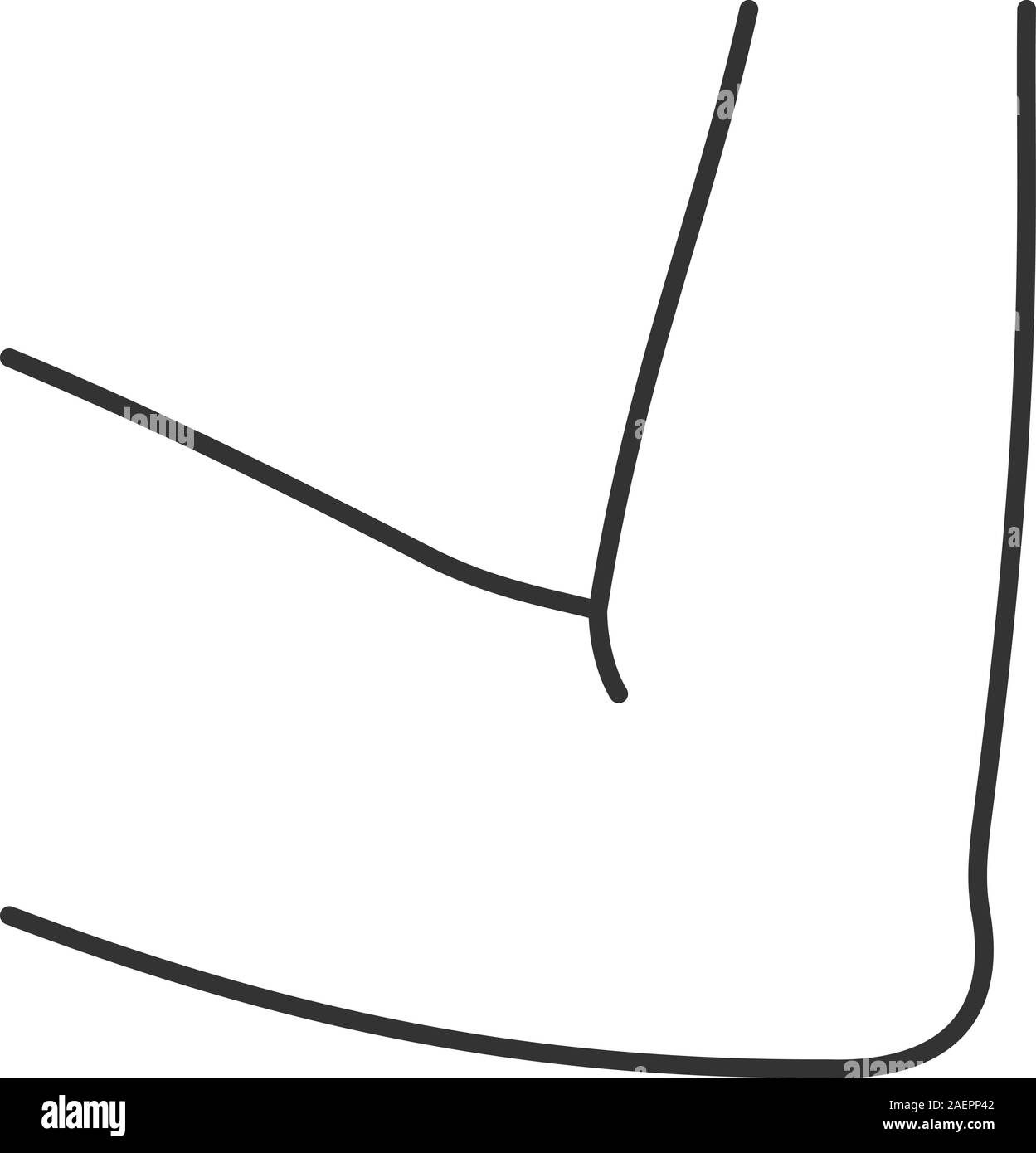 Elbow joint vector vectors Black and White Stock Photos & Images - Alamy