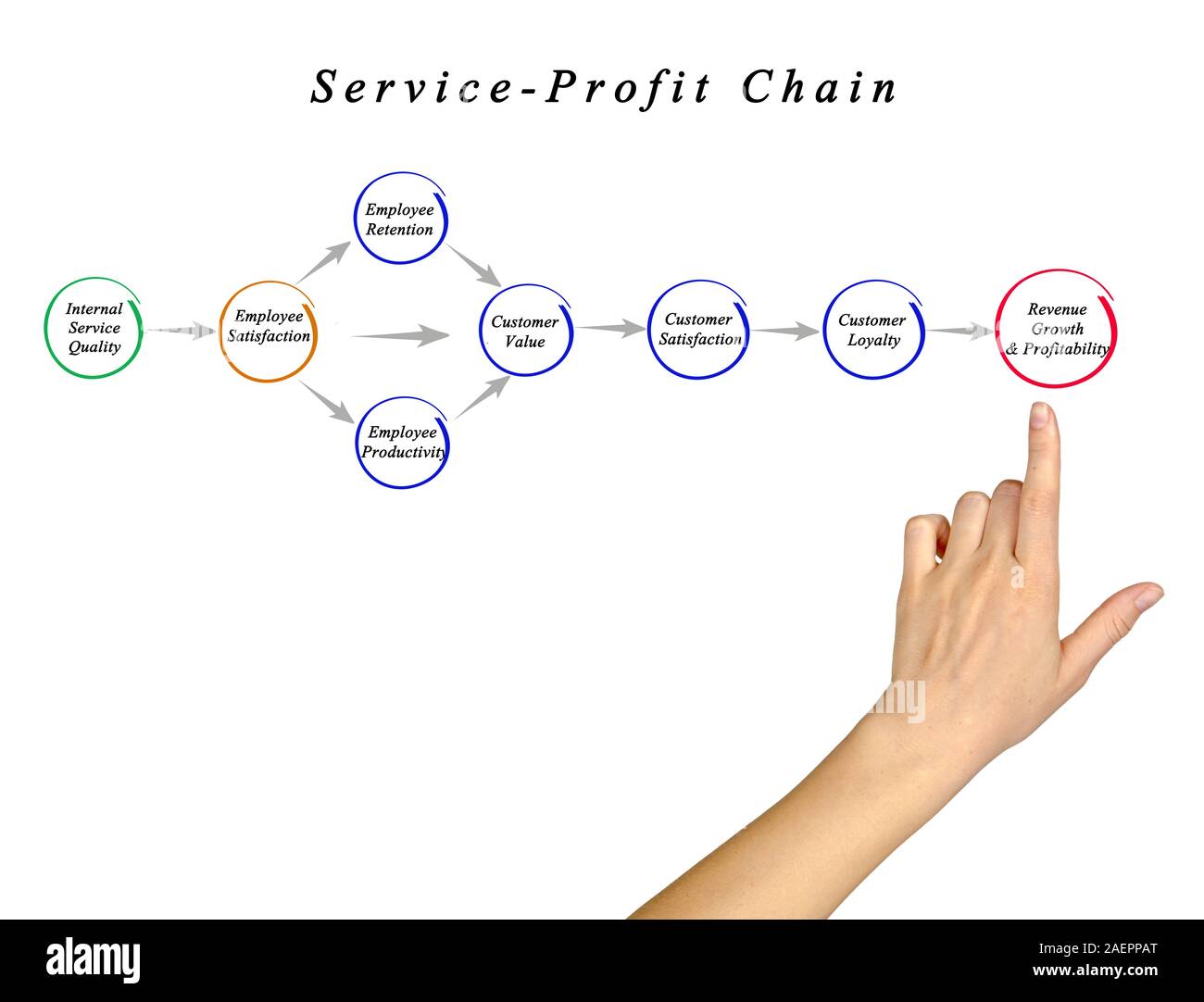 Service Profit Chain Stock Photo - Alamy