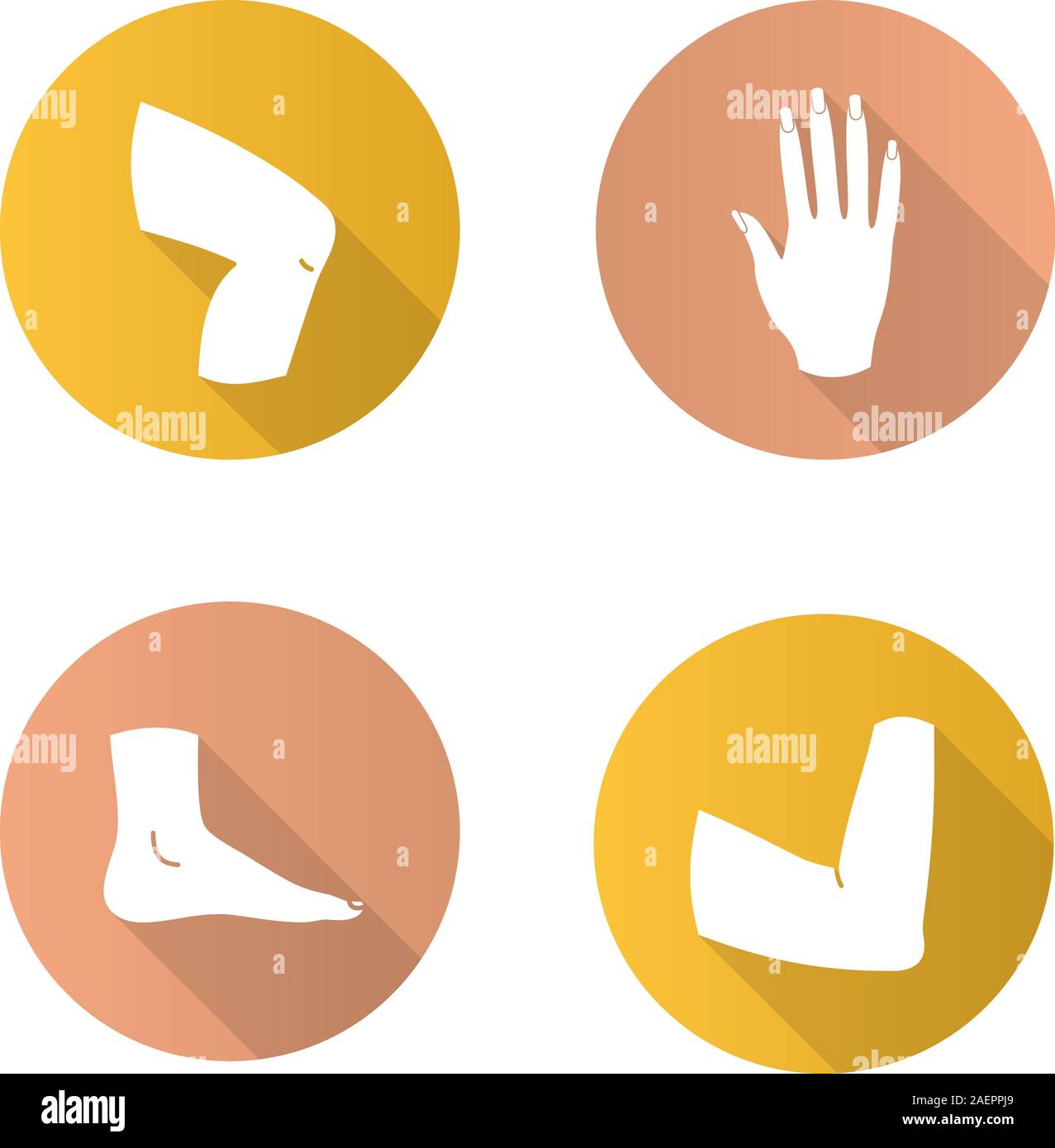 Bent leg Stock Vector Images - Alamy