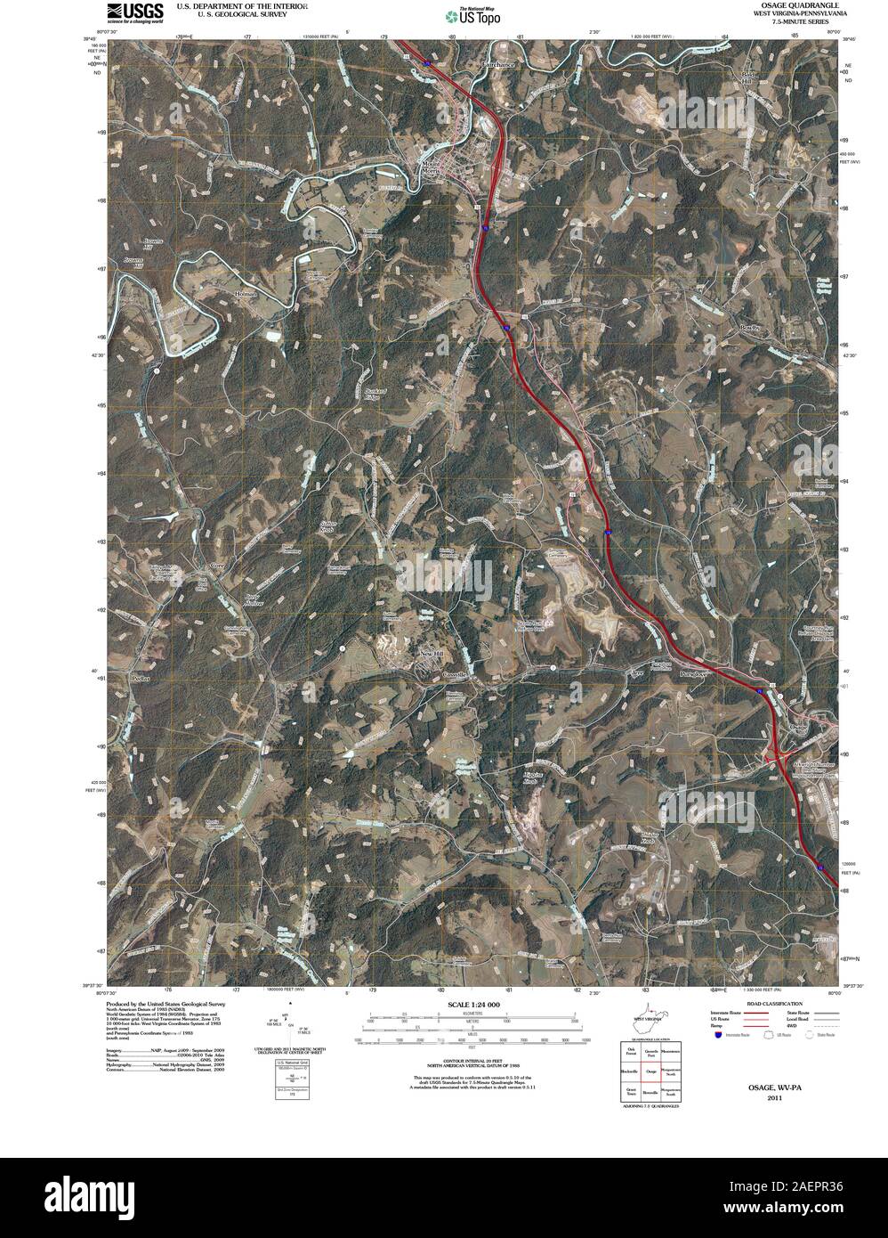 Osage map Cut Out Stock Images & Pictures - Alamy