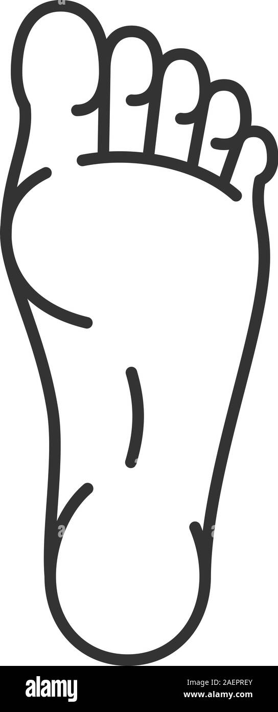 Foot Drawing Outline