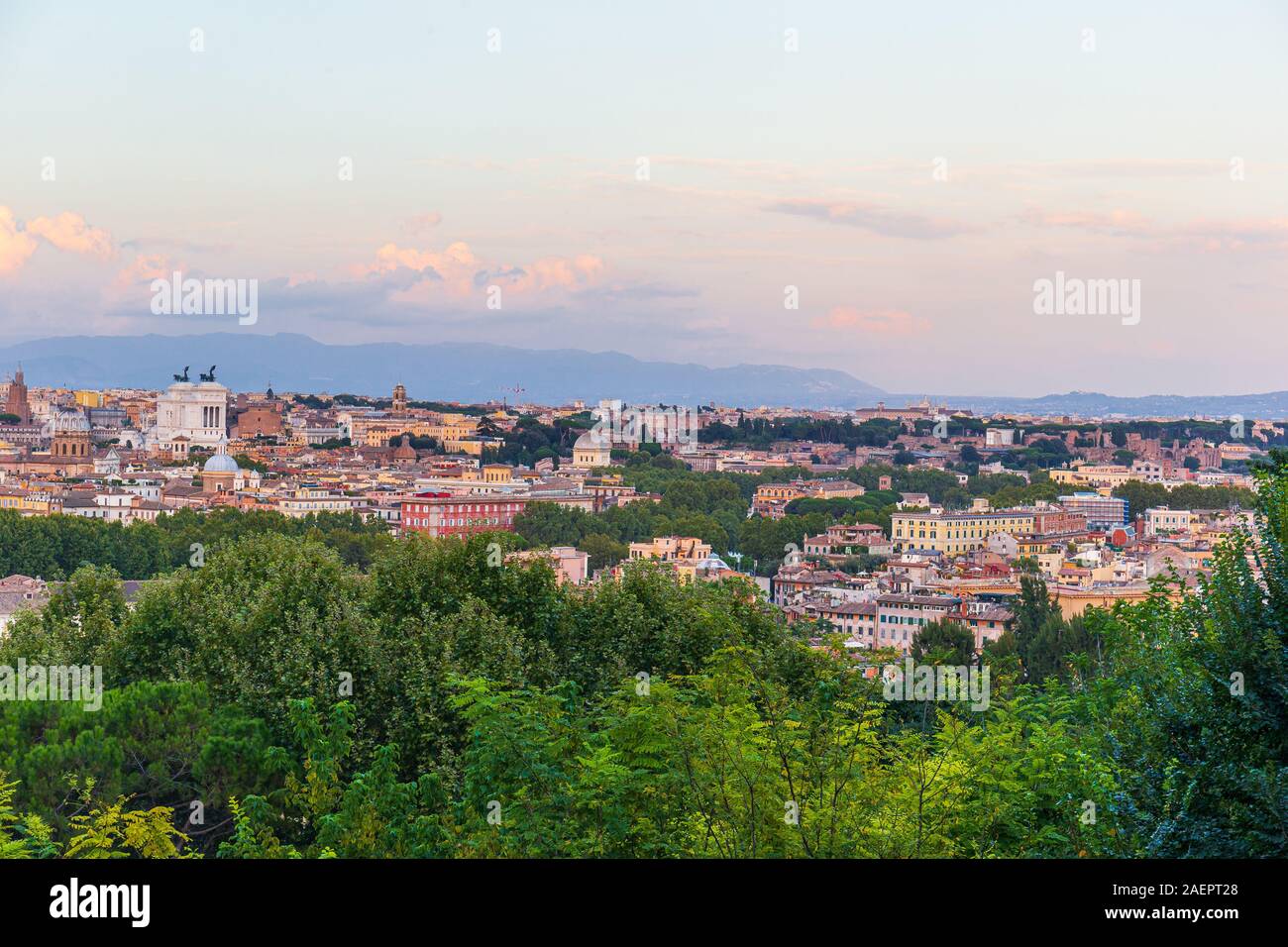 Rome scenic aerial view hi-res stock photography and images - Alamy