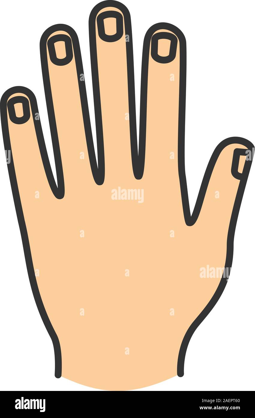 Mans fingernails Stock Vector Images - Alamy