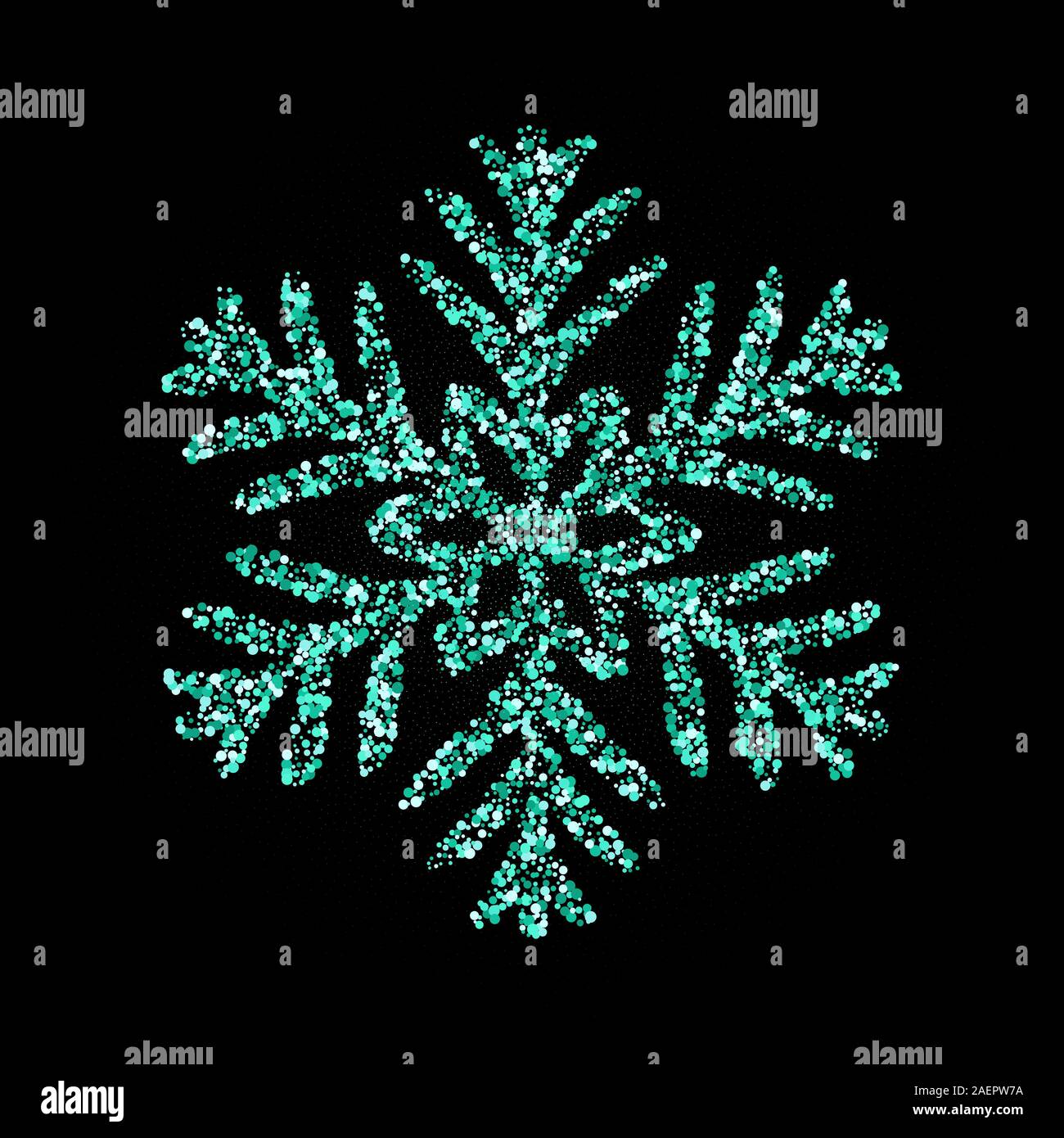 blue glitter snowflakes texture isolated on white background. Vector ...