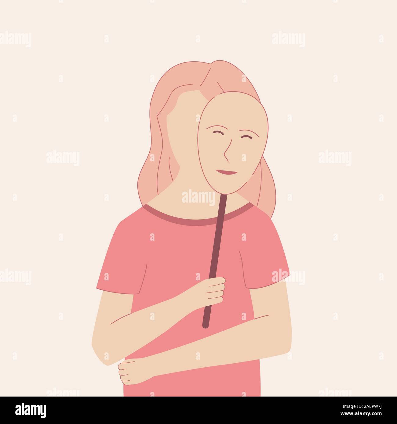 Facial masking Stock Vector Images - Alamy