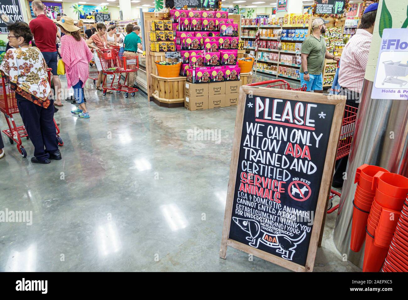 Florida Miami Beach Trader Joe's grocery store supermarket food ... Florida Miami Beach Trader Joe's grocery store supermarket food ...
