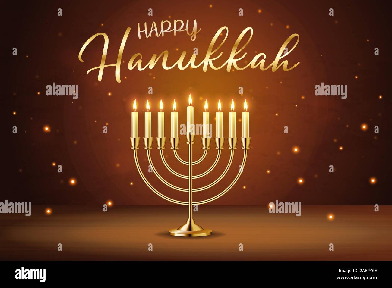 Happy hanukkah card template banner hi-res stock photography and images ...
