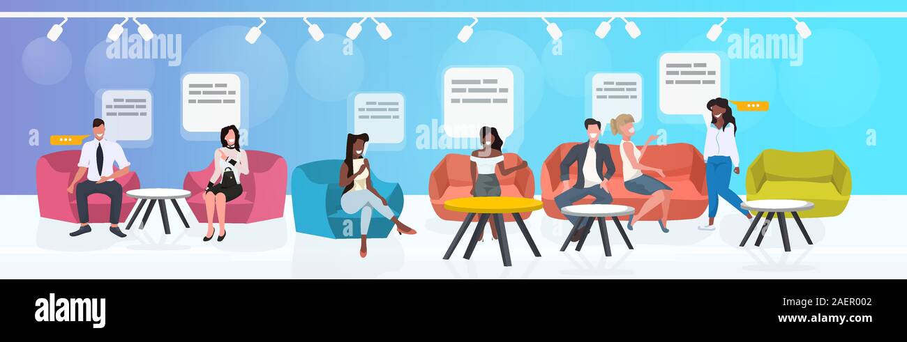 People sitting table tables Stock Vector Images - Alamy