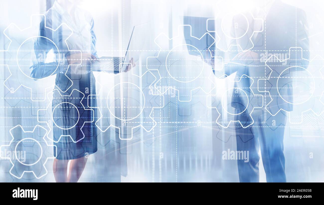 Gears mechanism, digital transformation, data integration and digital ...