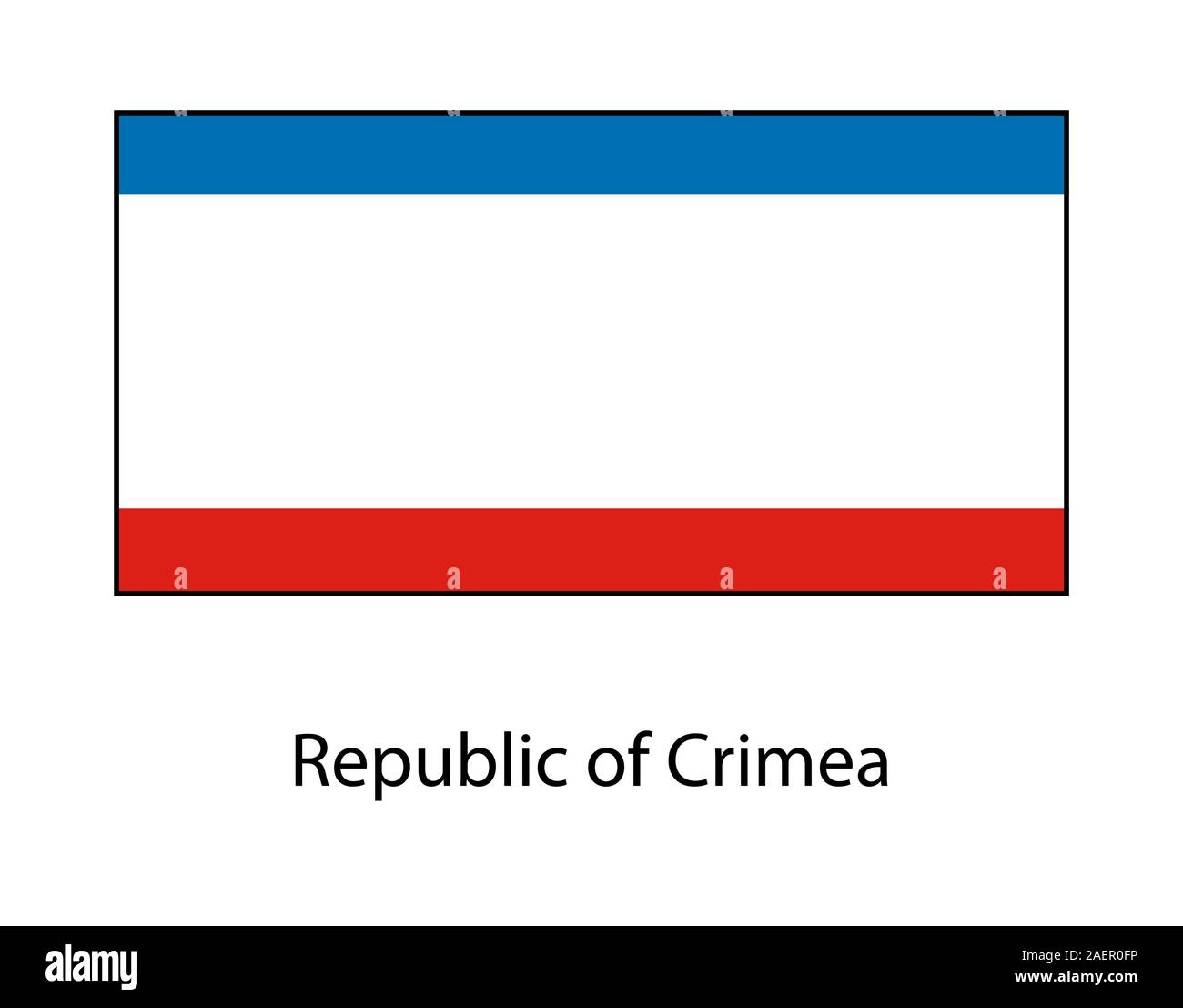 Crimea Flag. Russian federation state. national flag Stock Vector Image ...