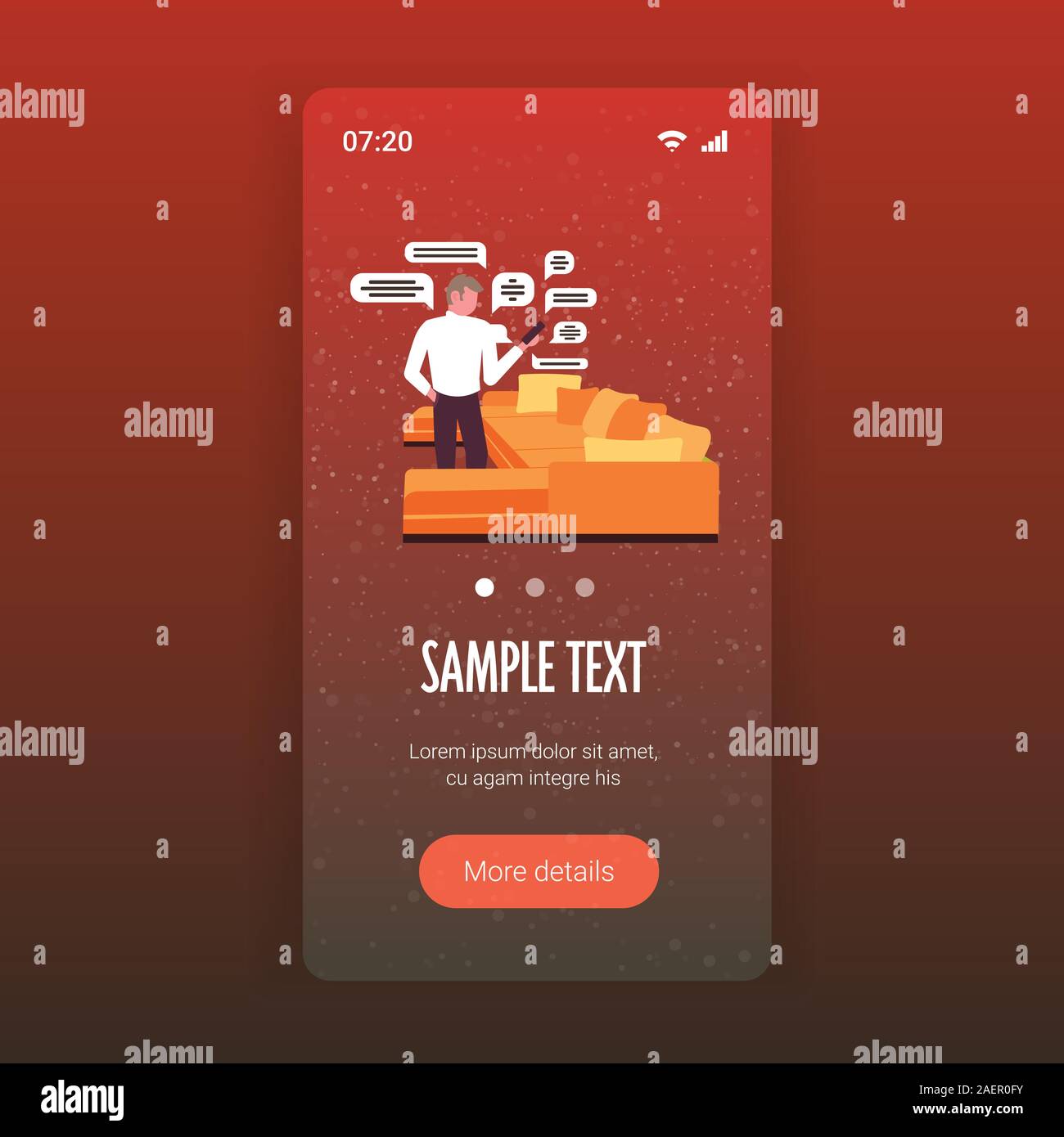 Typing messenger Stock Vector Images - Alamy