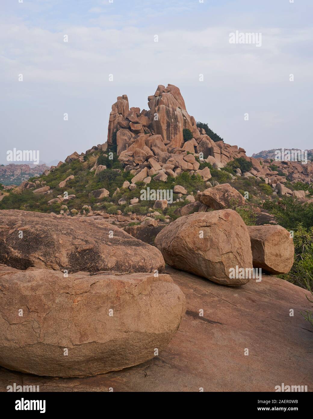 Boulder formations in Hampi, India Stock Photo - Alamy