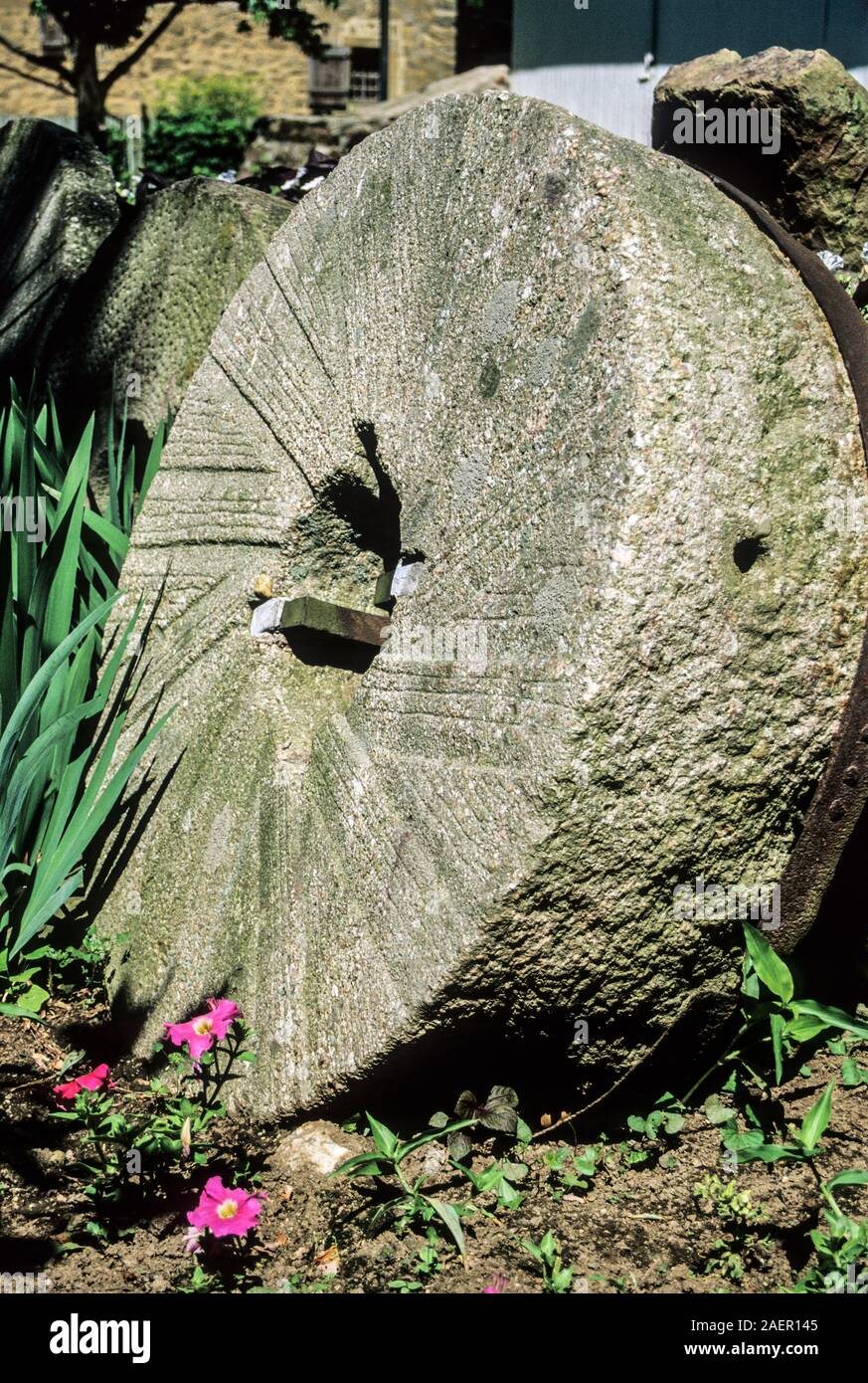 Flour grinding wheel hi-res stock photography and images - Alamy