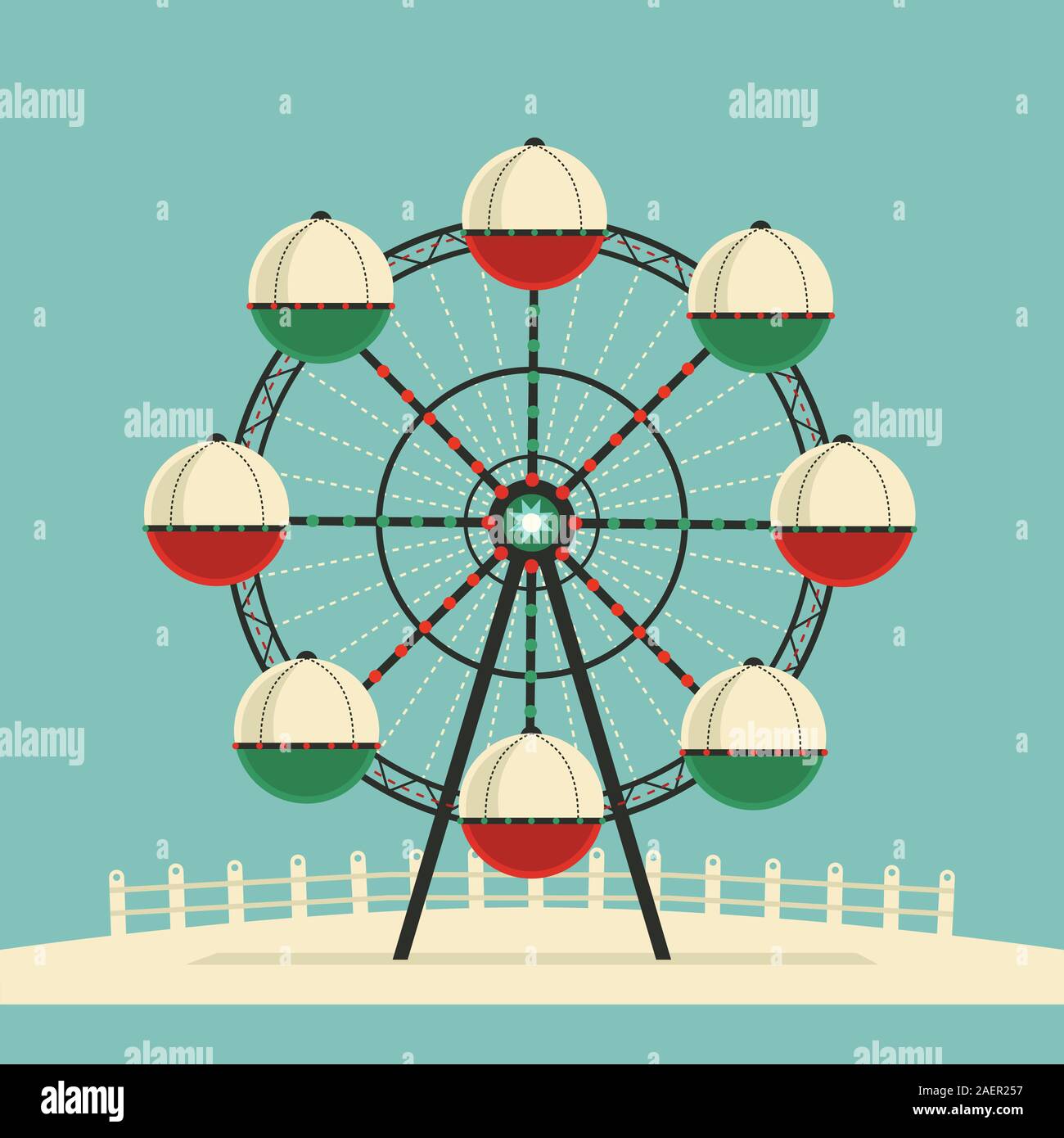 Fairground activities Stock Vector Images - Alamy