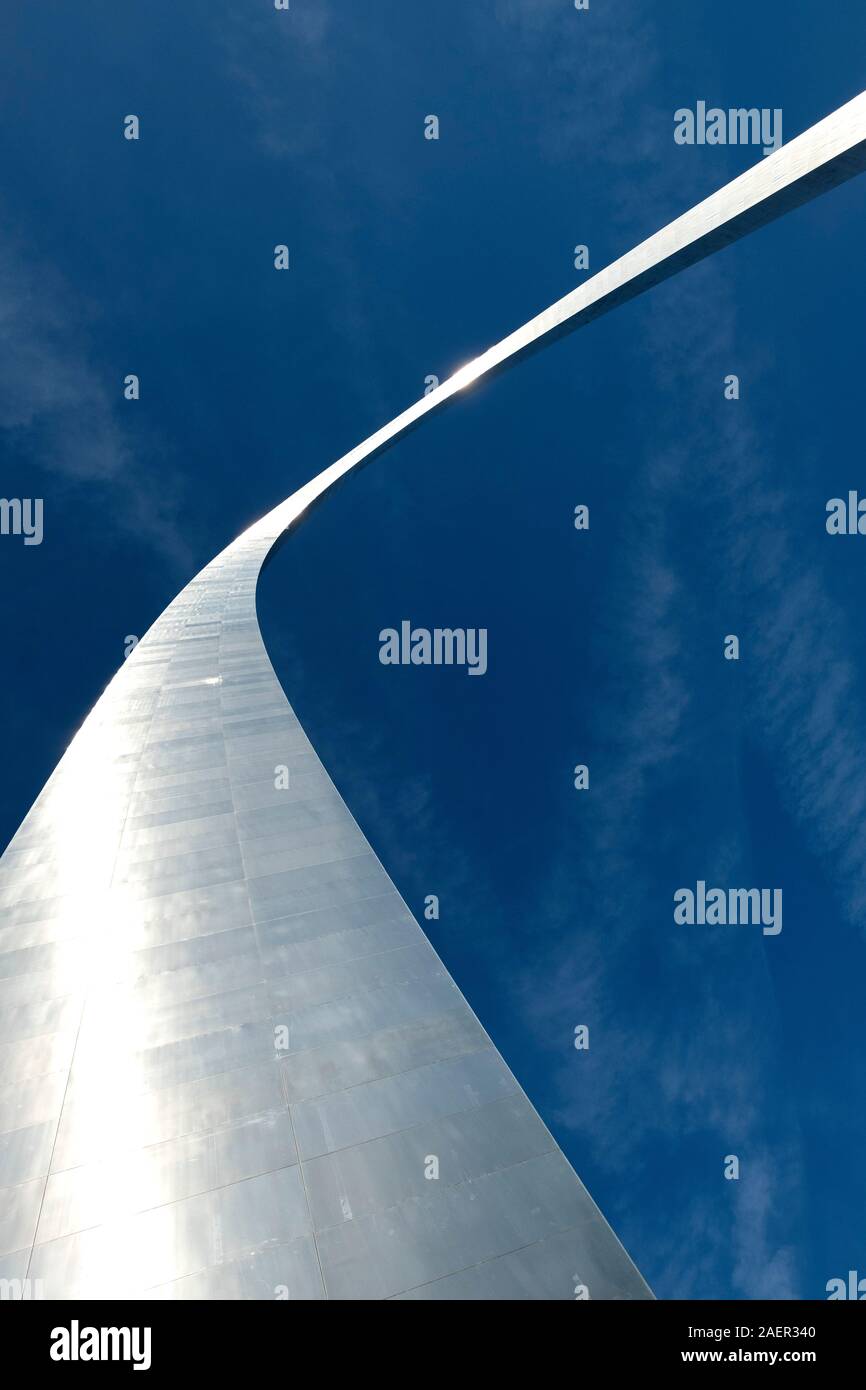 Abstract views of the St. Louis Arch Stock Photo - Alamy