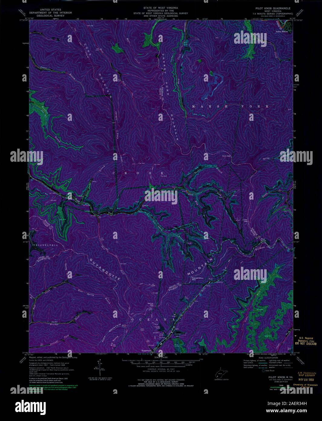 Map of pilot knob hi-res stock photography and images - Alamy