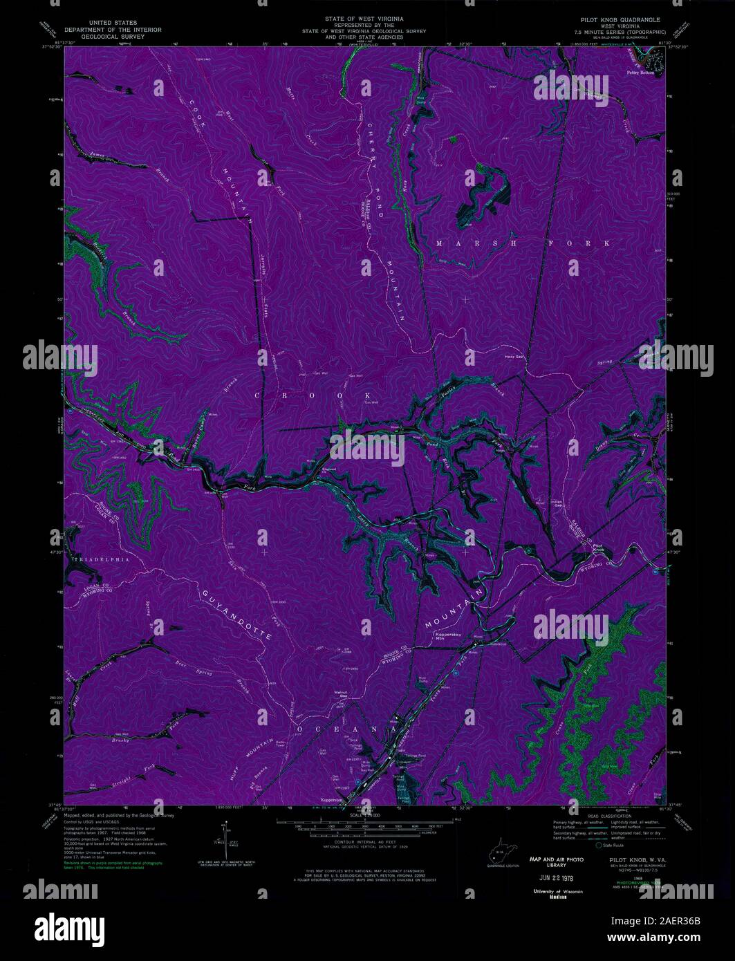 Map of pilot knob hi-res stock photography and images - Alamy
