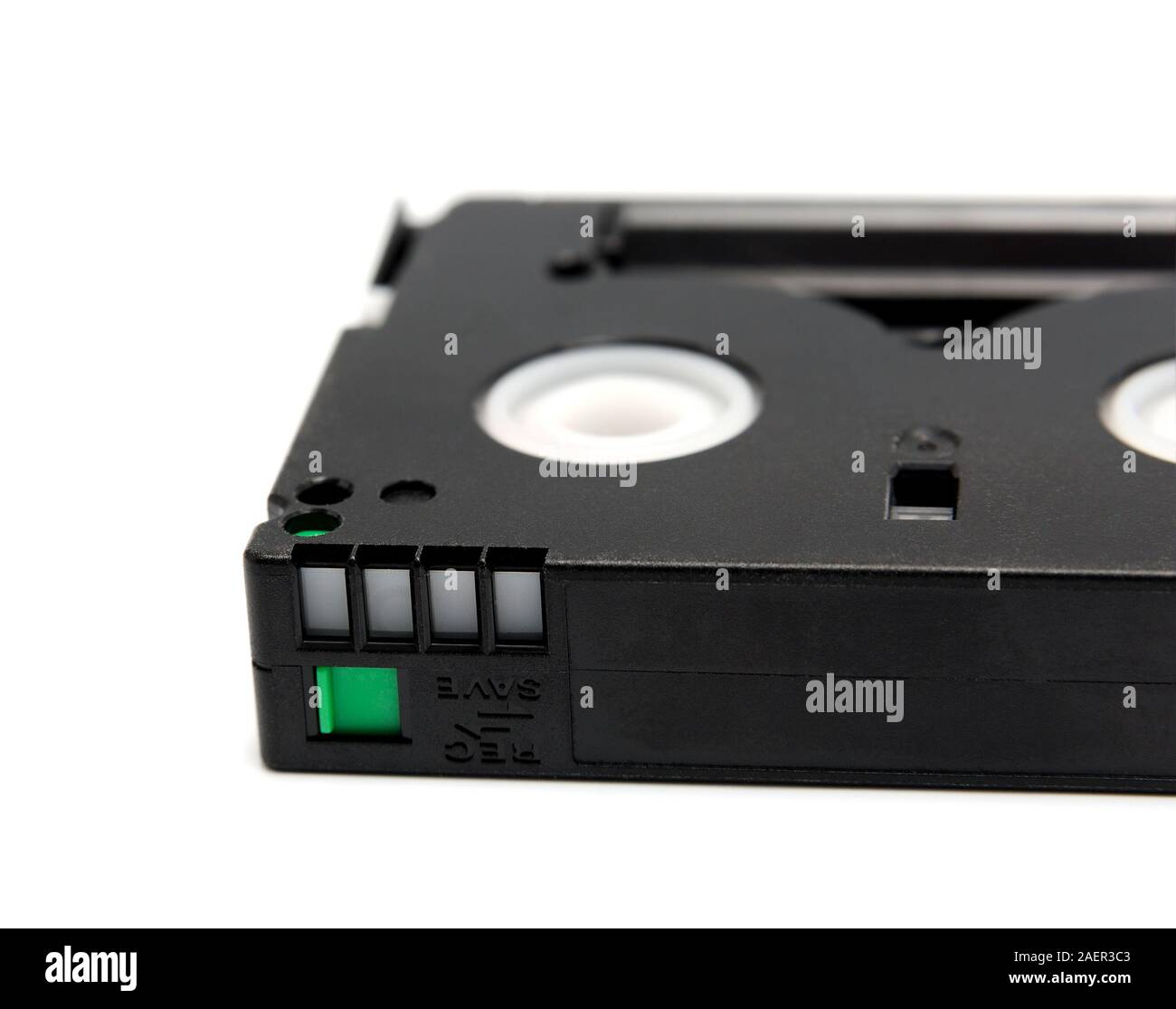 Videocassette standard miniDV isolated on a white background Stock ...