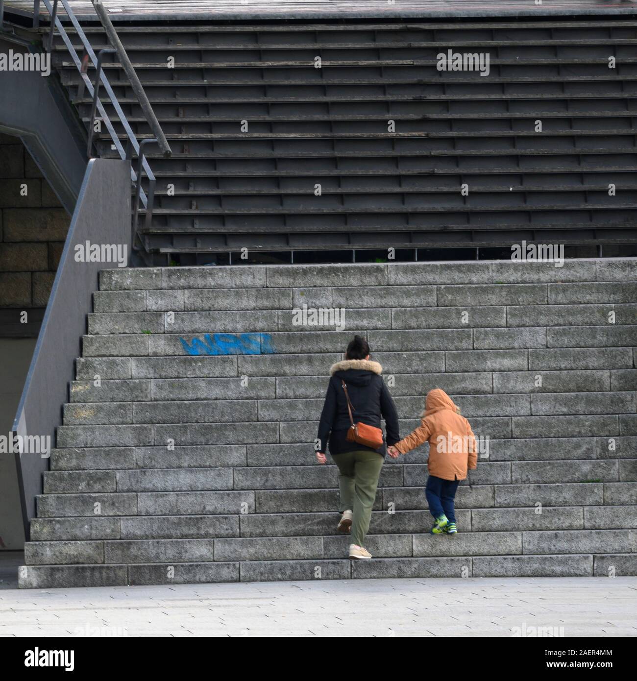 Child moving up hi-res stock photography and images - Alamy