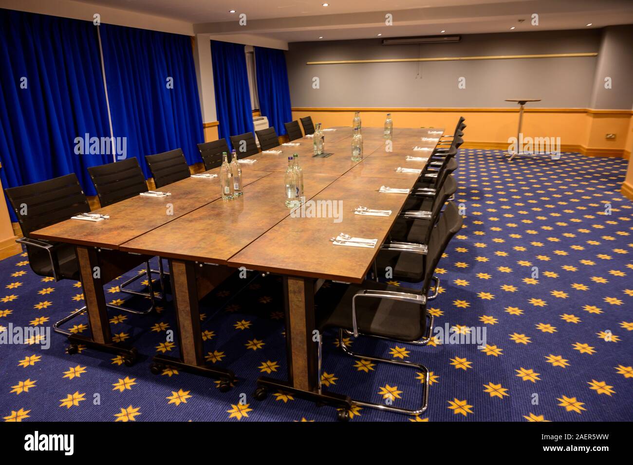 Conference room and conference table Stock Photo - Alamy