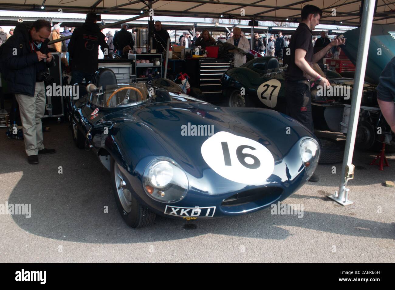 Nick Mason, Jaguar D-Type, XKD 1, Lavant Cup, Goodwood Revival 201 ...