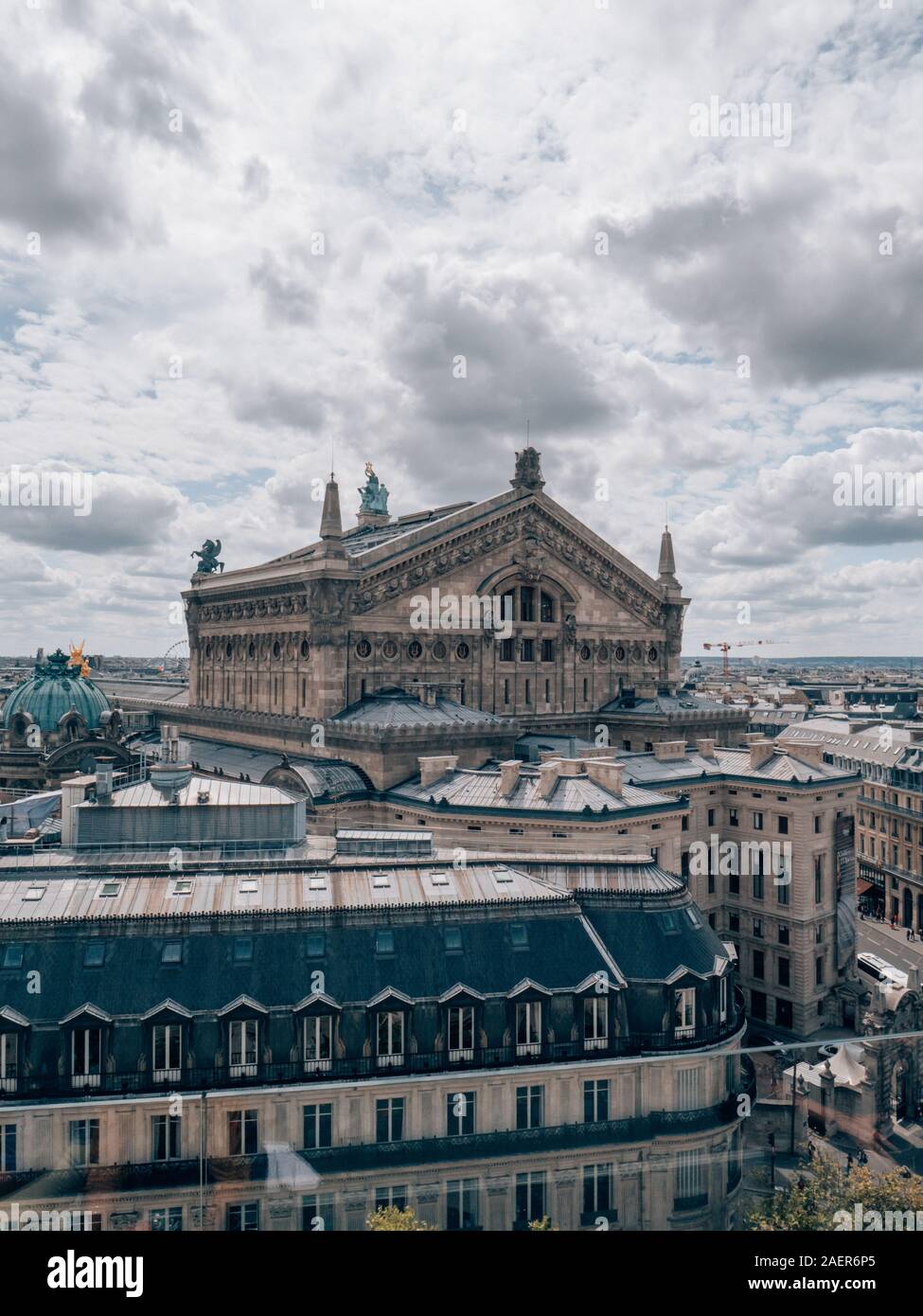 Historic parisian rooftops hi-res stock photography and images - Alamy