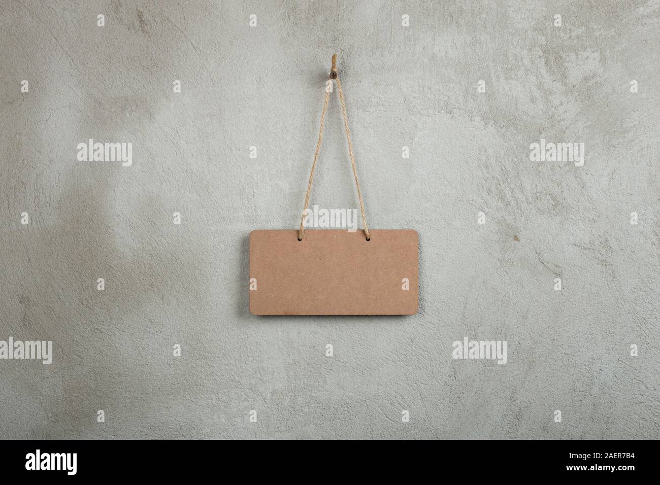 Blank notice board, blackboard, chalkboard with copy space on grey ...