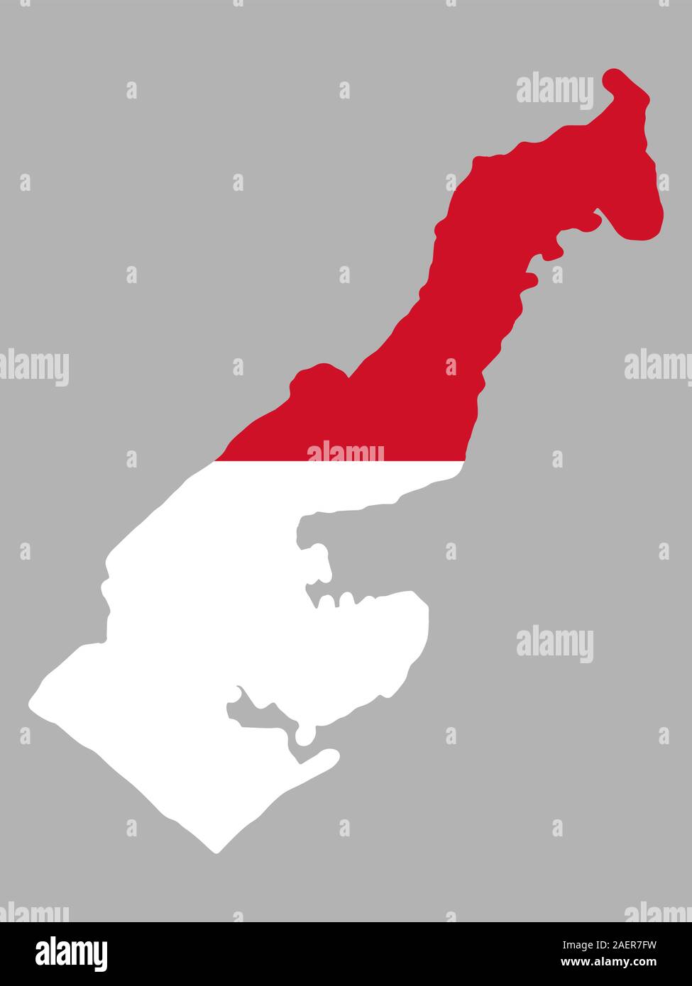 Flag map of monaco hi-res stock photography and images - Alamy