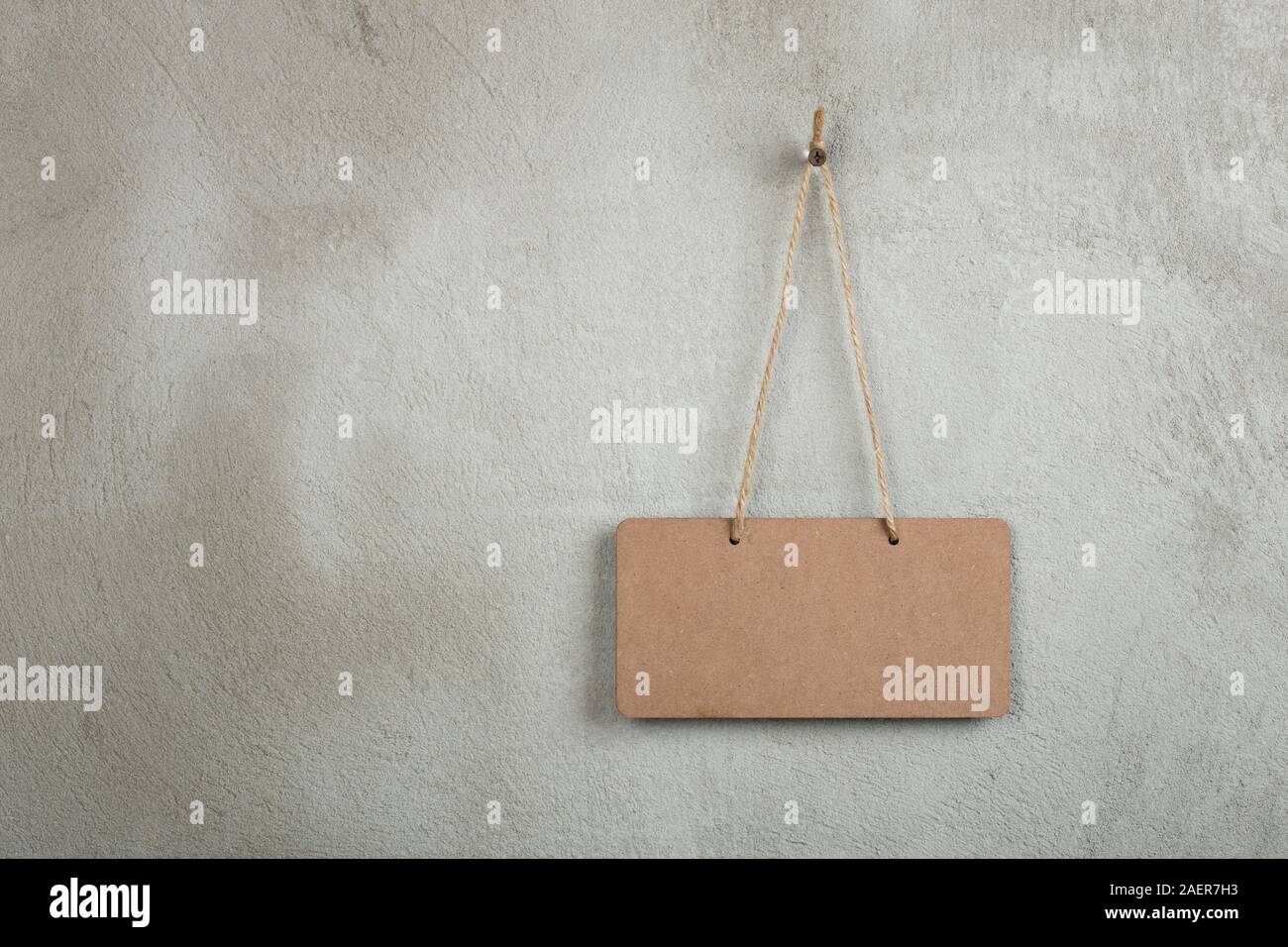 Blank notice board, blackboard, chalkboard with copy space on grey ...